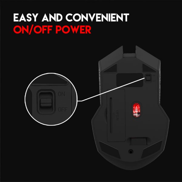 WG10 Raigor II Wireless 2.4Ghz Gaming Mouse - Fantech Nepal | Gaming Store
