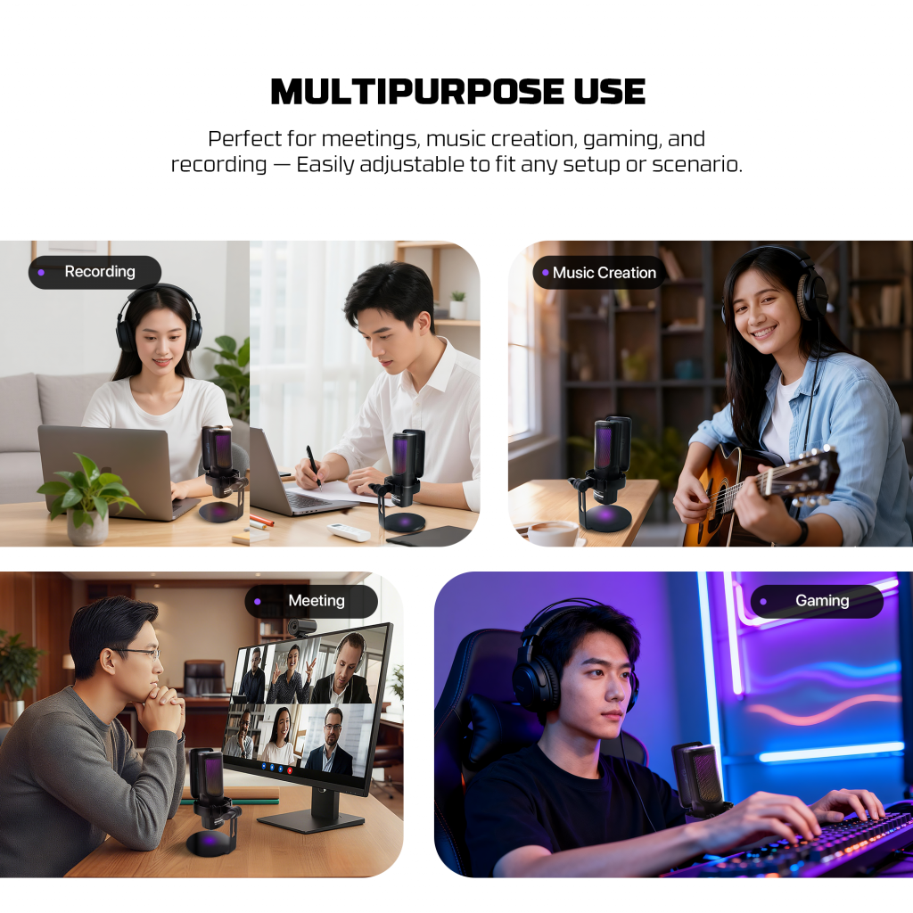 Fantech WMCX01 Leviosa Wave Wireless Mic - Fantech Nepal | Gaming Store